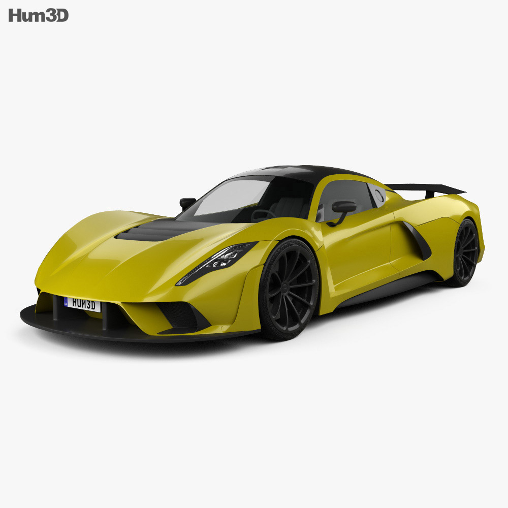 Hennessey Venom F5 2019 3D model - Download Sports car on 3DModels.org