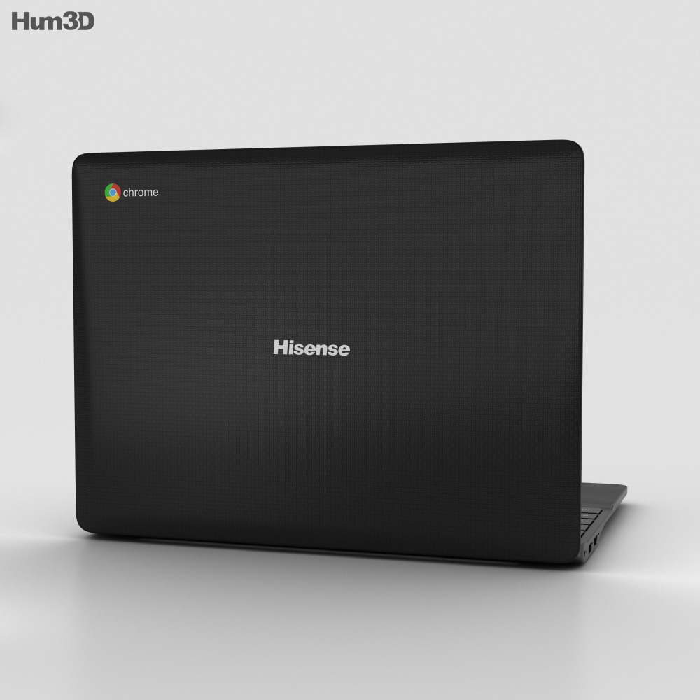 Hisense Chromebook Black 3D model - Download Laptop on 3DModels.org