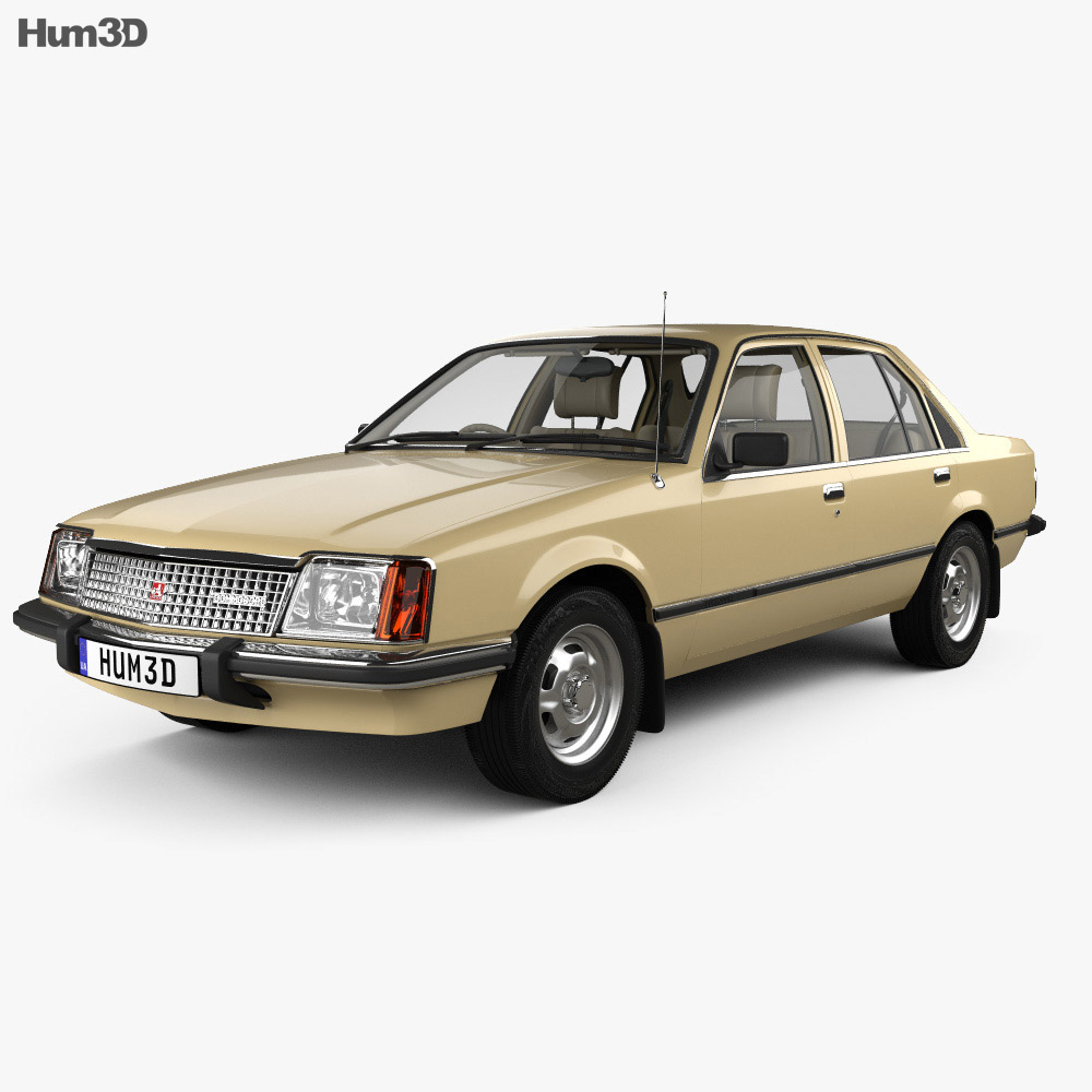 Holden Commodore 인테리어 가 있는 1980 3D 모델 - 다운로드 Sedan on 3DModels.org