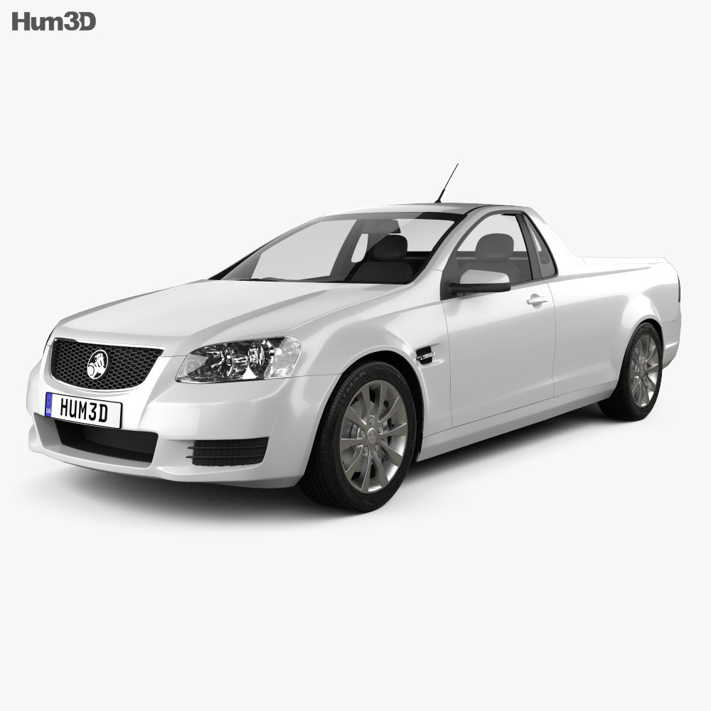 Holden VE Commodore UTE 2014 3D model - Download Pickup on 3DModels.org