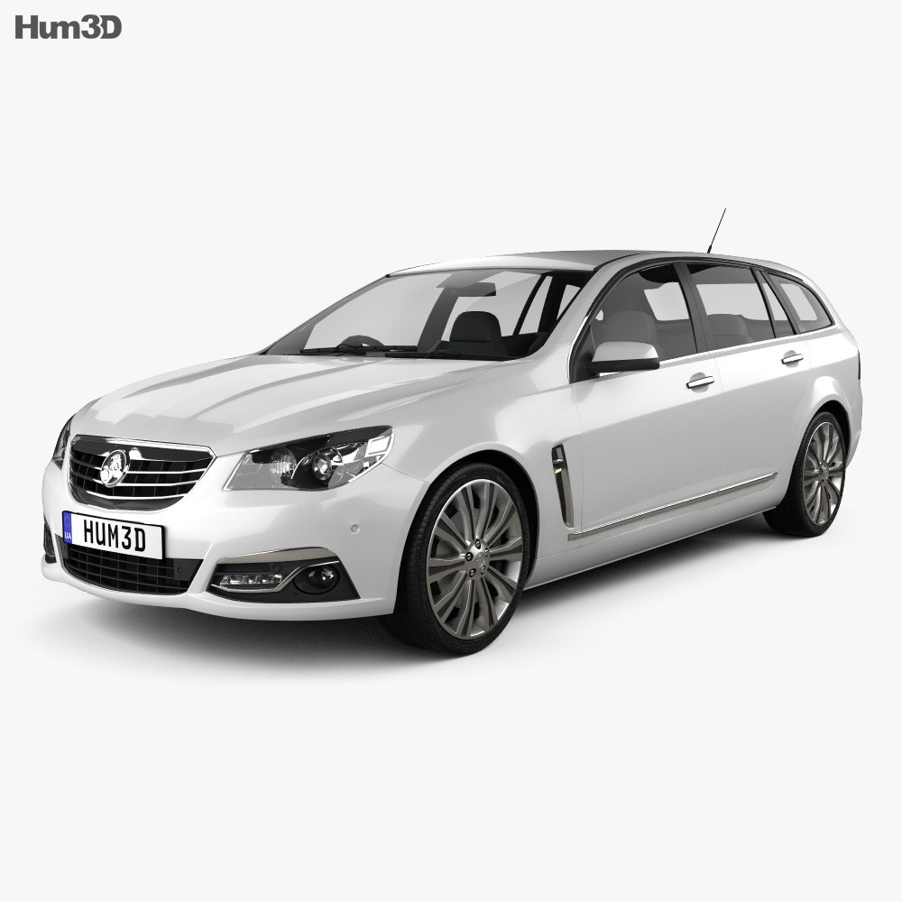Holden VF Commodore Calais V sportwagon 2017 3D model - Download Wagon ...