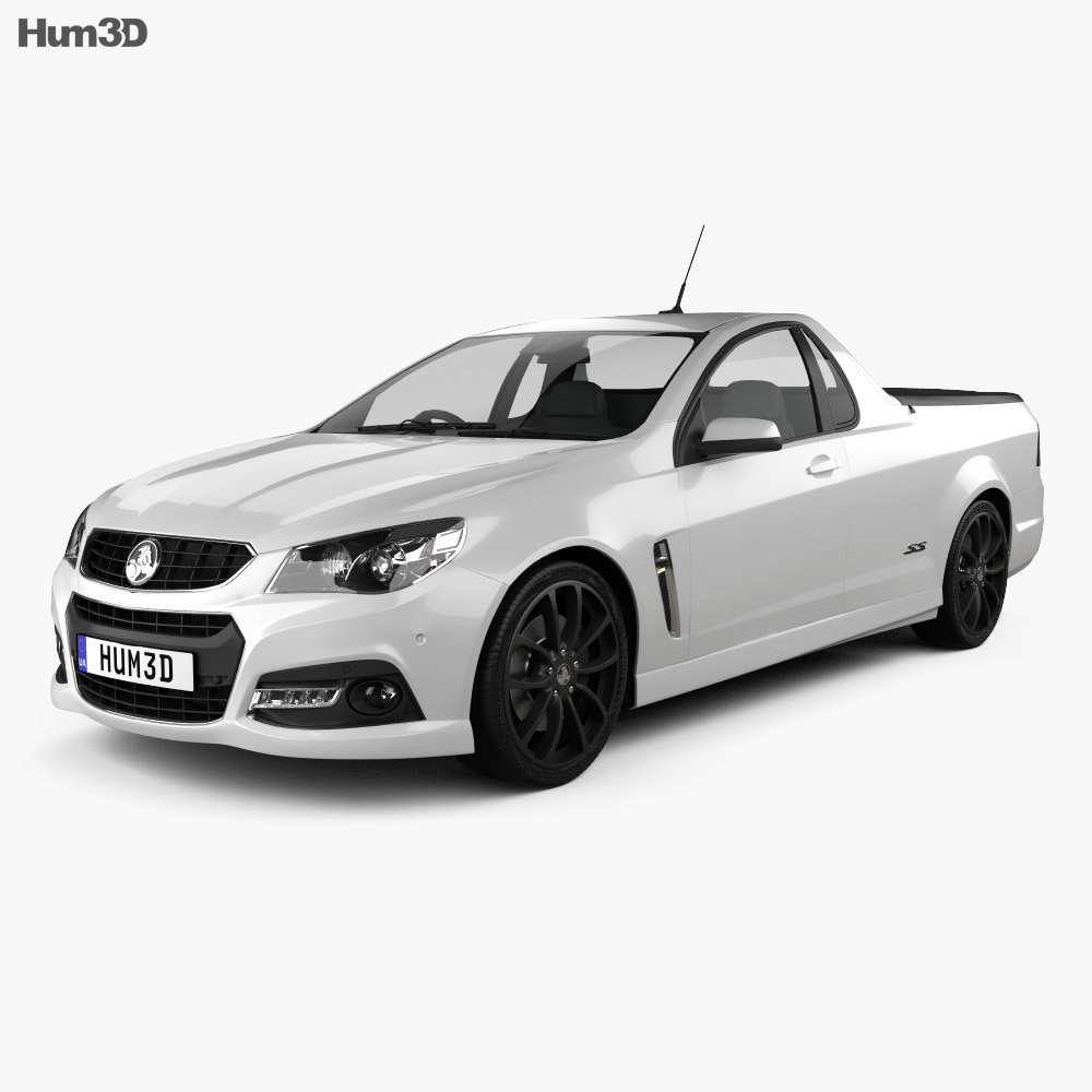 Holden VF Commodore Calais V UTE 2017 3D model - Download Pickup on ...