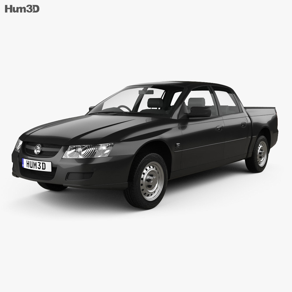 Holden Crewman 2007 3D model - Download Pickup on 3DModels.org