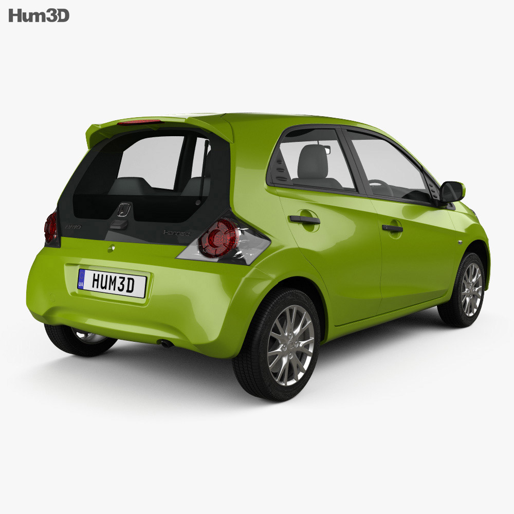 Honda Brio 2015 3D model - Download Hatchback on 3DModels.org