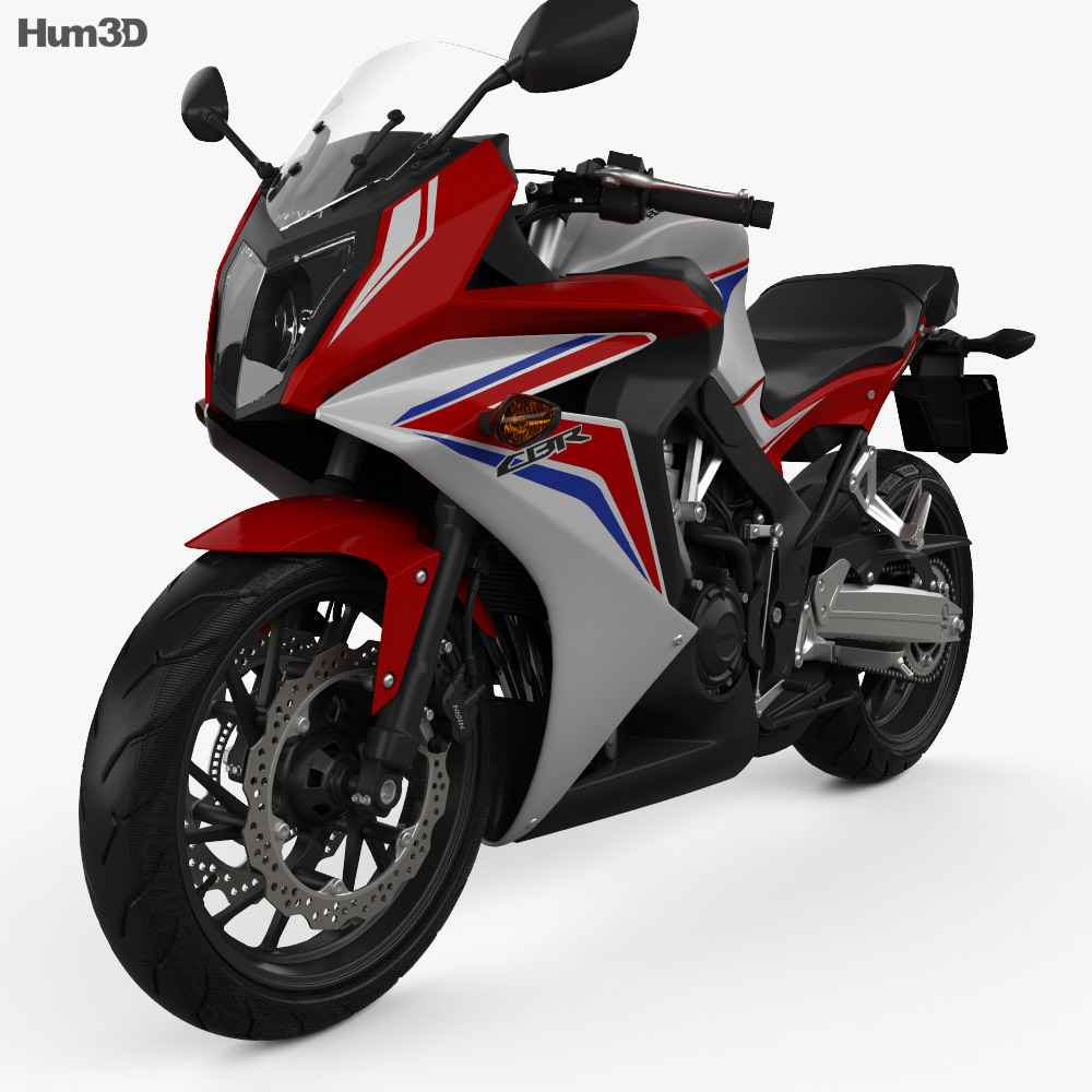 Honda CBR650F 2015 3D model - Download Motorcycle on 3DModels.org