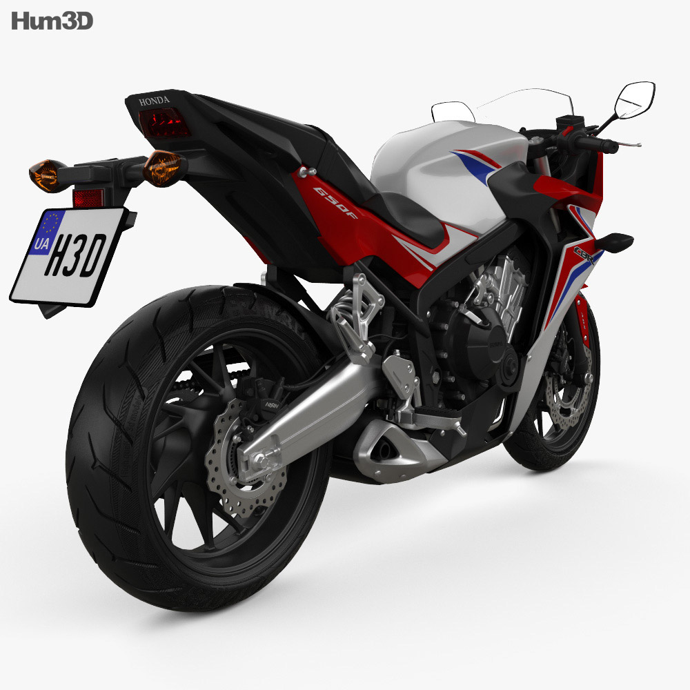 Honda CBR650F 2015 3D model - Download Motorcycle on 3DModels.org