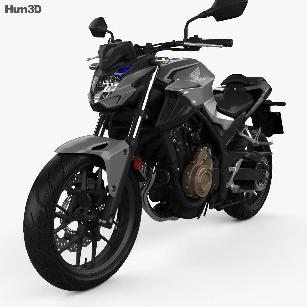 Honda CB500F 2019 3D model - Download Motorcycle on 3DModels.org