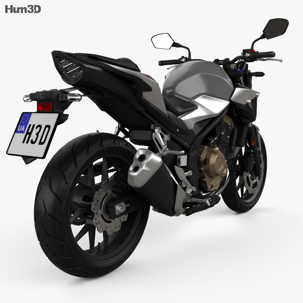 Honda CB500F 2019 3D model - Download Motorcycle on 3DModels.org
