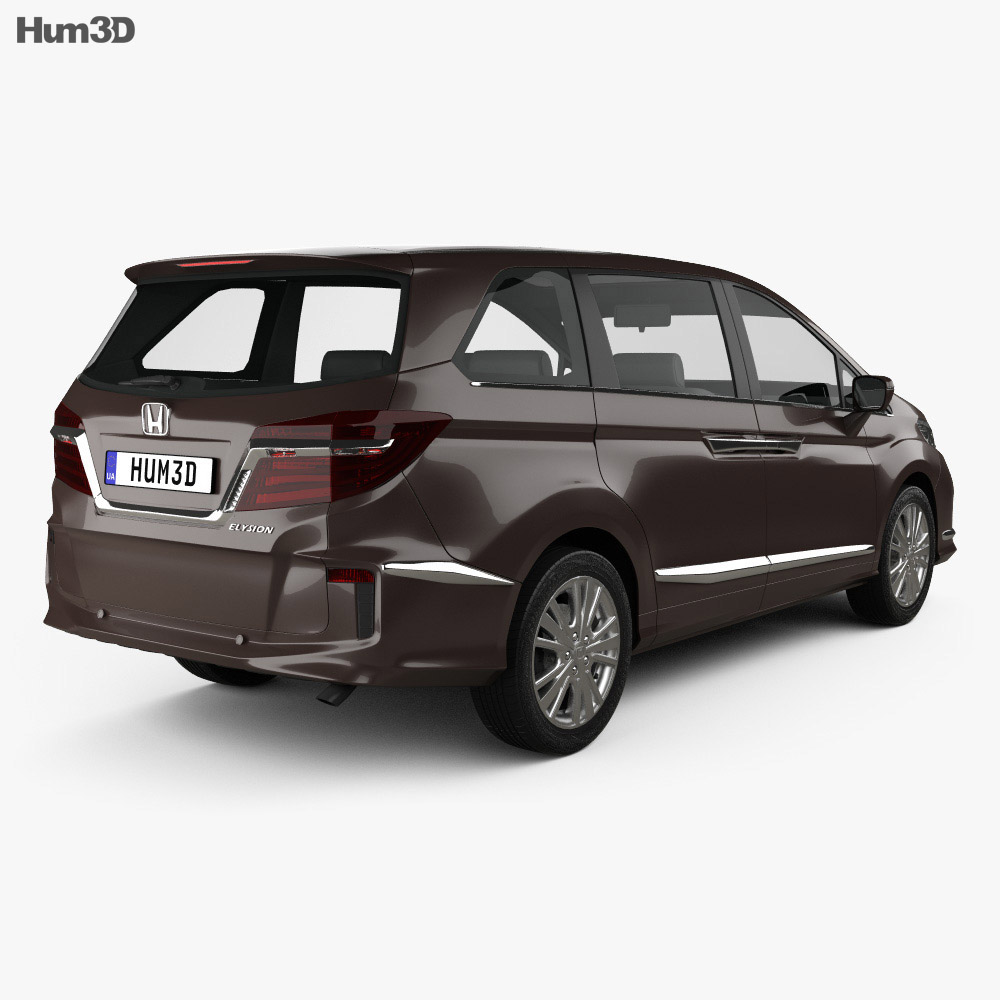 Honda Elysion 2019 3D model - Download Van on 3DModels.org