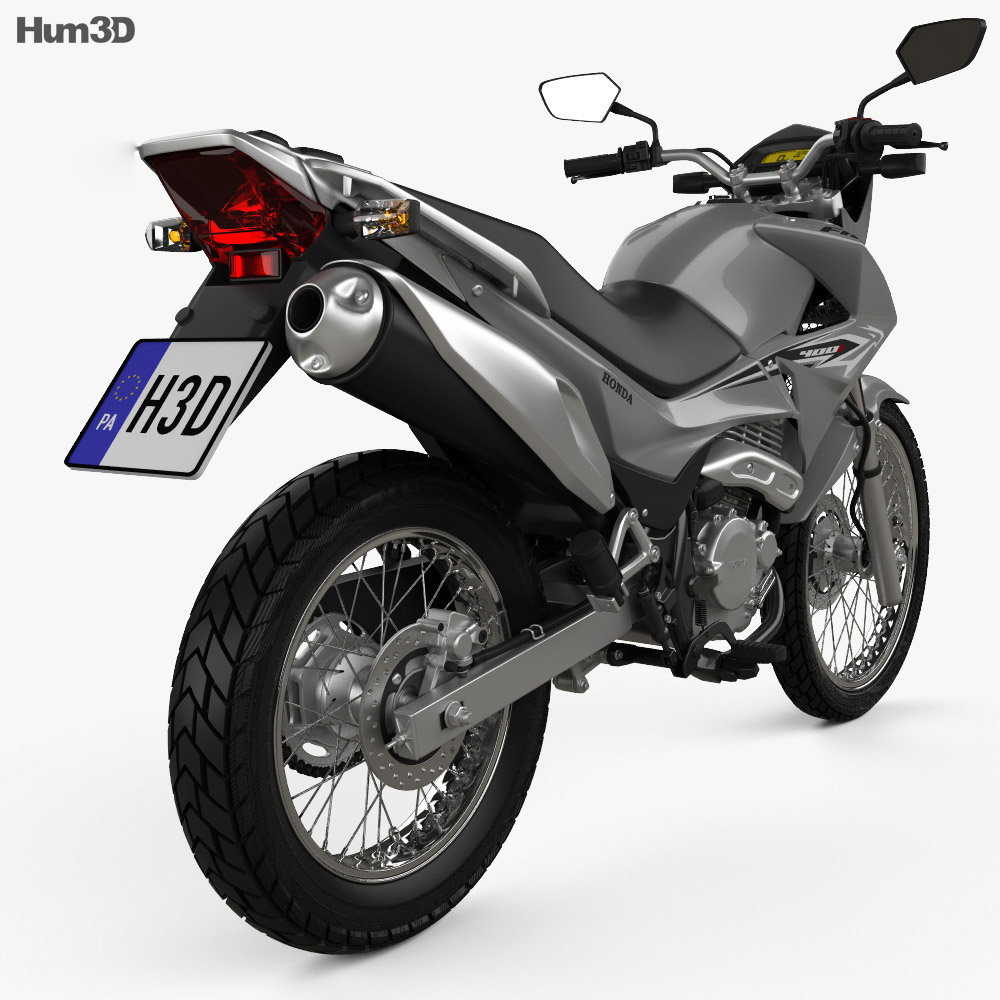 Honda NX 400i Falcon 2014 3D model - Download Motorcycle on 3DModels.org