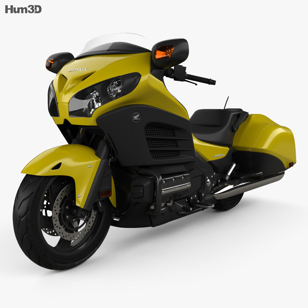 Honda Gold Wing F6B 2013 3D model - Download Motorcycle on 3DModels.org