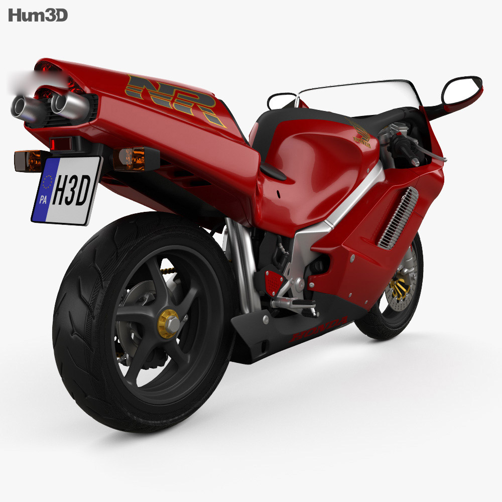 Honda NR 1992 Modelo 3D - Descargar Motocicletas on 3DModels.org