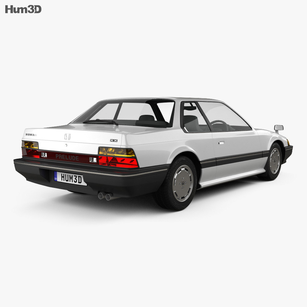 Honda Prelude 1983 3D model - Download Sports car on 3DModels.org