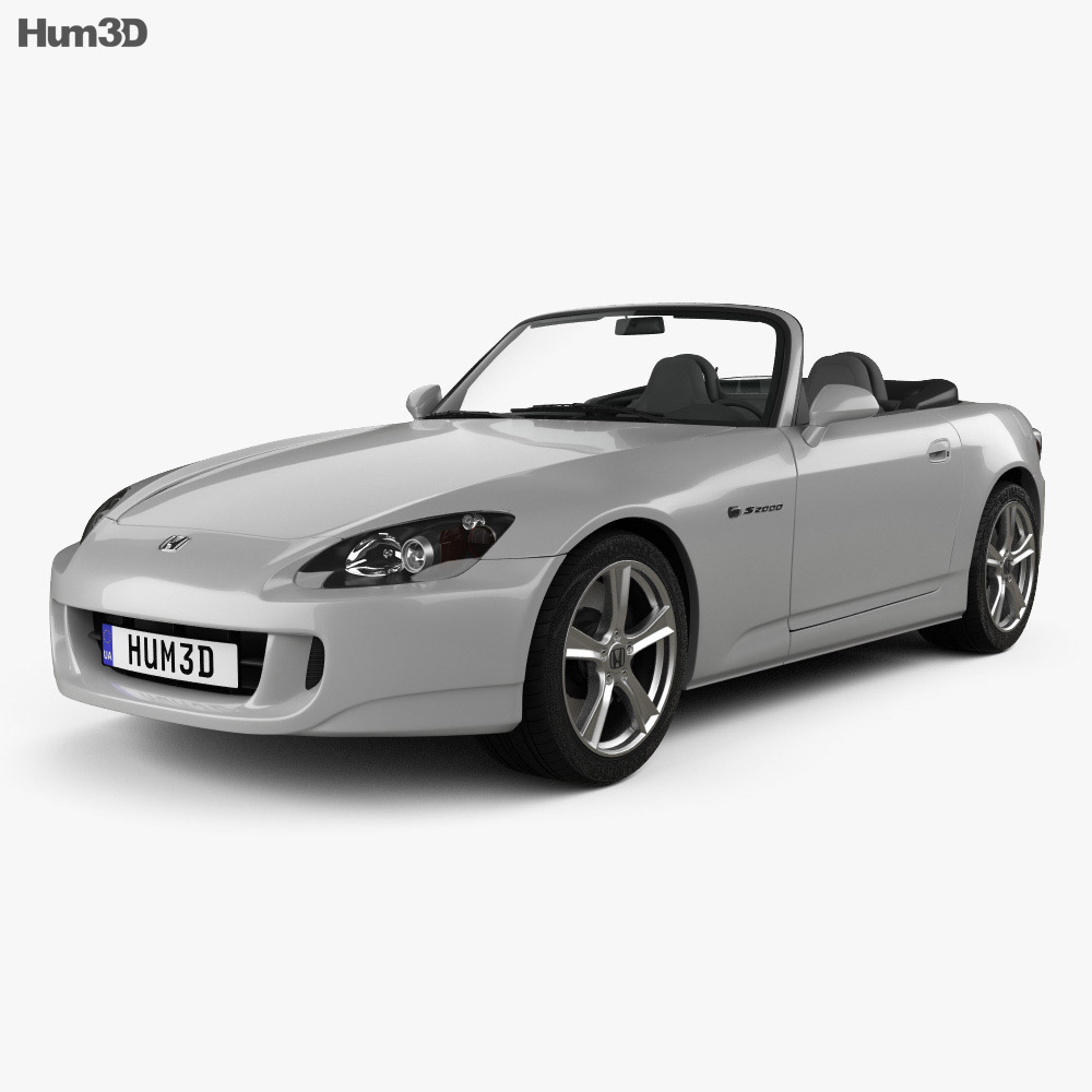 Honda S2000 2009 3D model - Download Sports car on 3DModels.org