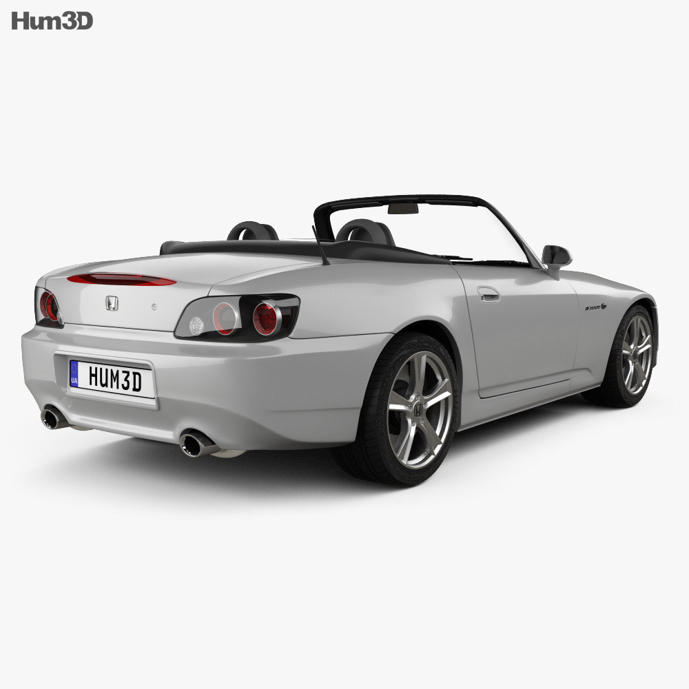 Honda S2000 2009 3D model - Download Sports car on 3DModels.org