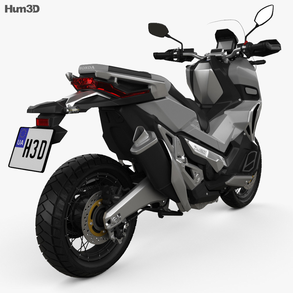 Honda X-ADV 2017 3D model - Download Motorcycle on 3DModels.org