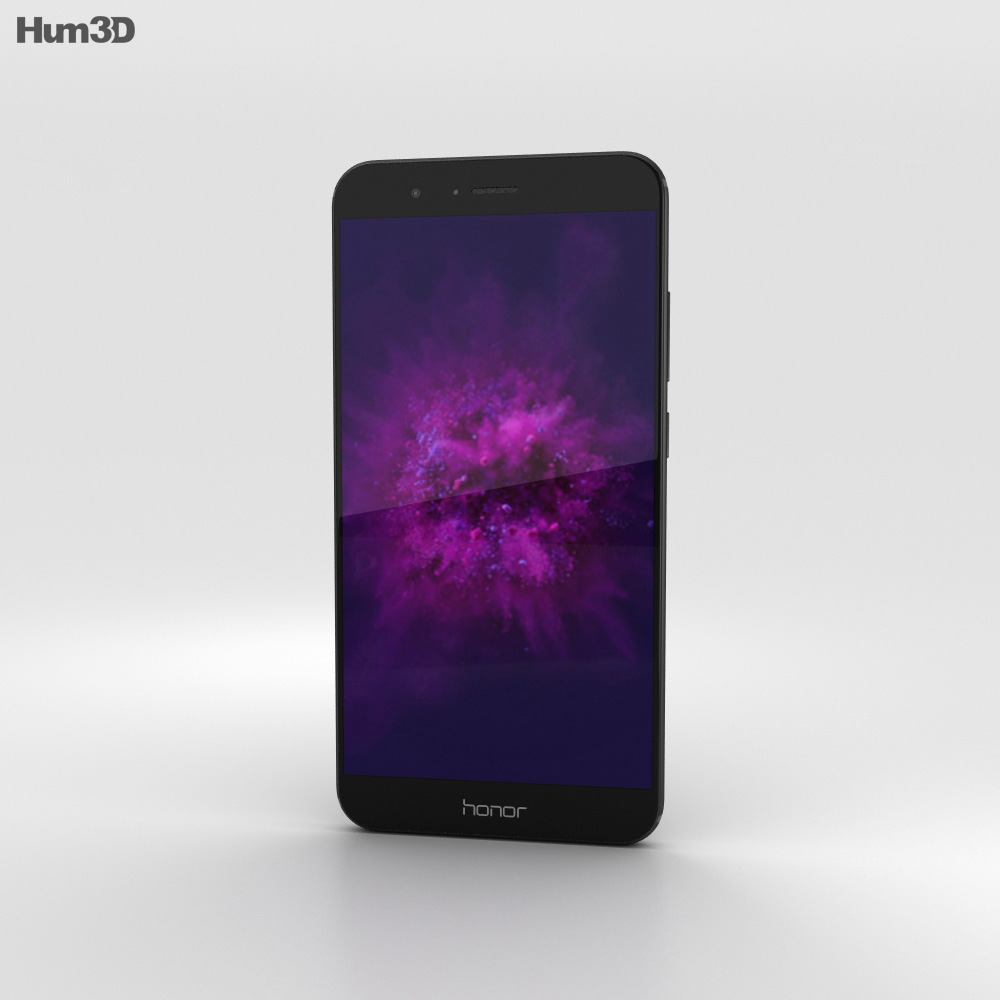 Huawei Honor 8 Pro Black 3D model - Download Phones on 3DModels.org