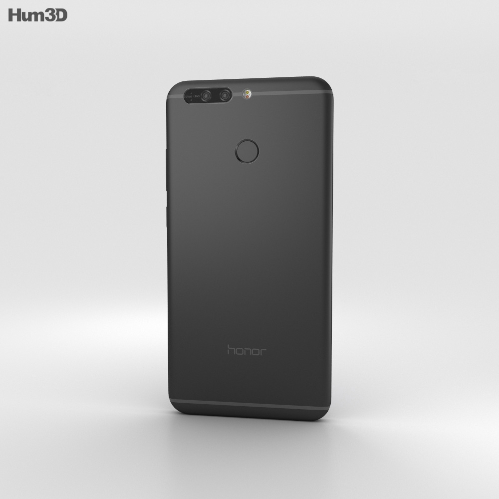 Huawei Honor 8 Pro Black 3D model - Download Phones on 3DModels.org