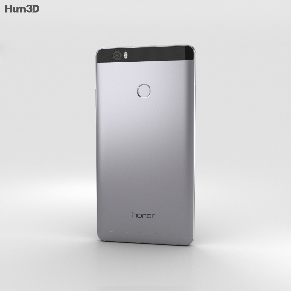 Huawei Honor Note 8 Gray 3D model - Download Phones on 3DModels.org
