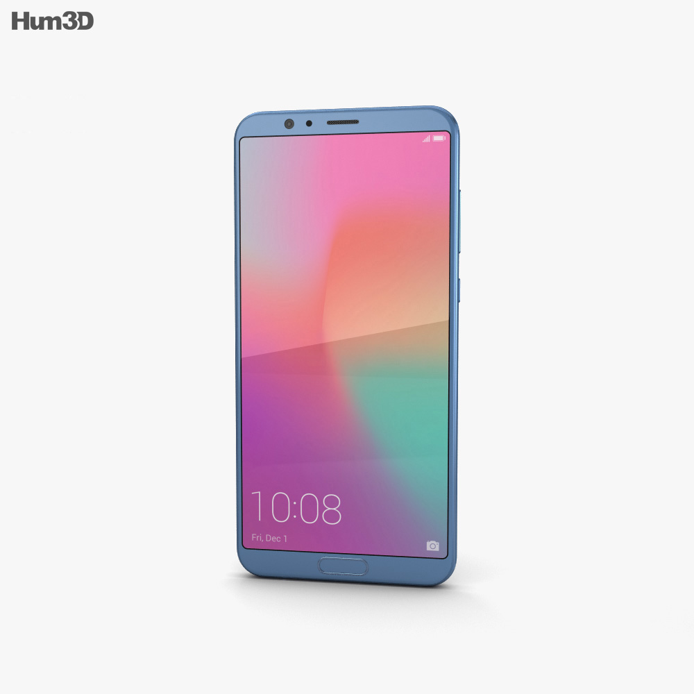 Huawei Honor View 10 Navy Blue 3D model - Download Phones on 3DModels.org