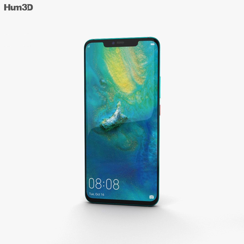 Model 3D Huawei Mate 20 Pro în Verde Smarald - Descarcă Telefoane pe ...