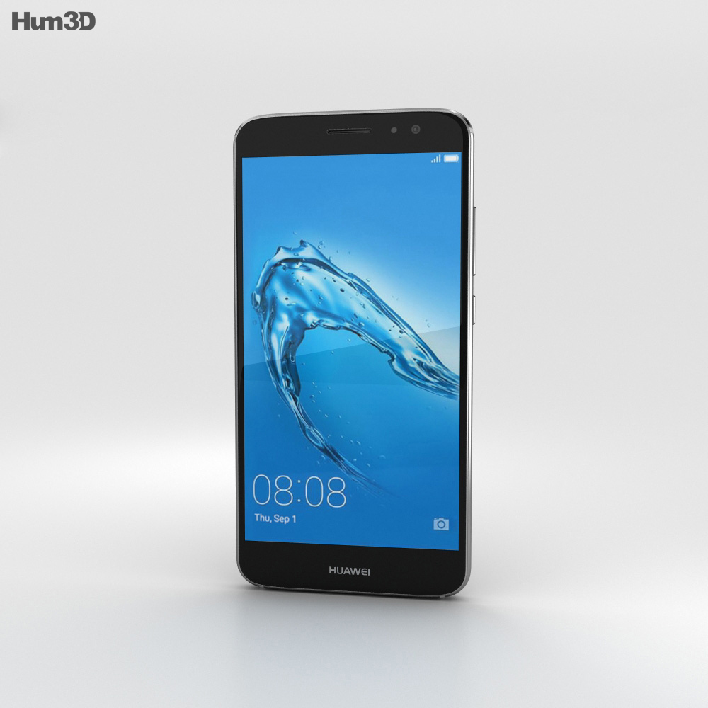 Huawei Nova Plus Titanium Grey 3D model - Download Phones on 3DModels.org