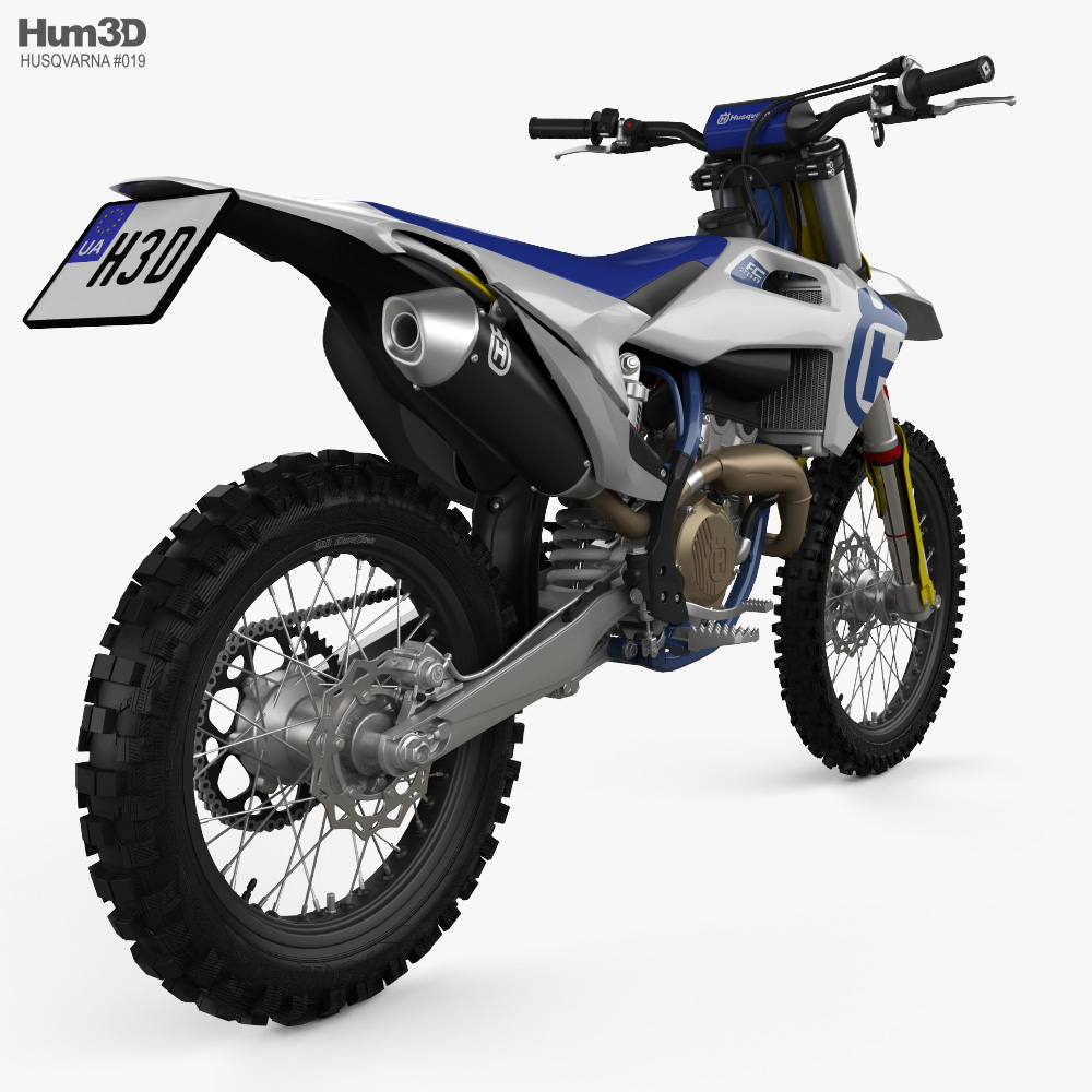 Husqvarna FC 250 2020 3D模型 - 下载 摩托車 on 3DModels.org
