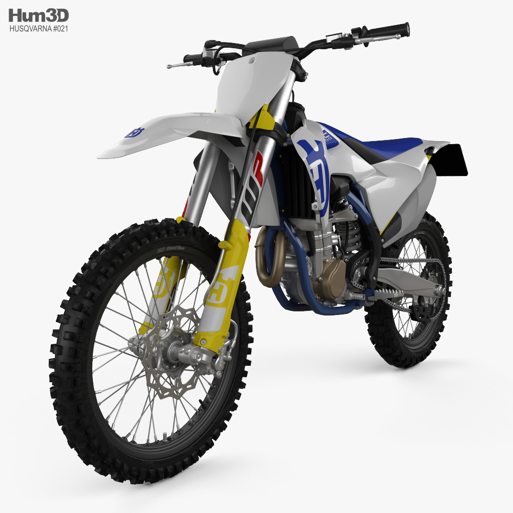 Husqvarna FC 450 2020 3D model - Download Motorcycle on 3DModels.org