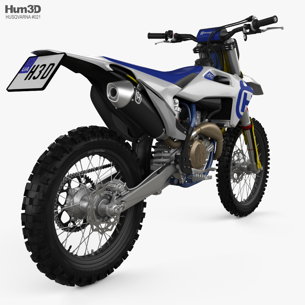 Husqvarna FC 450 2020 3D model - Download Motorcycle on 3DModels.org