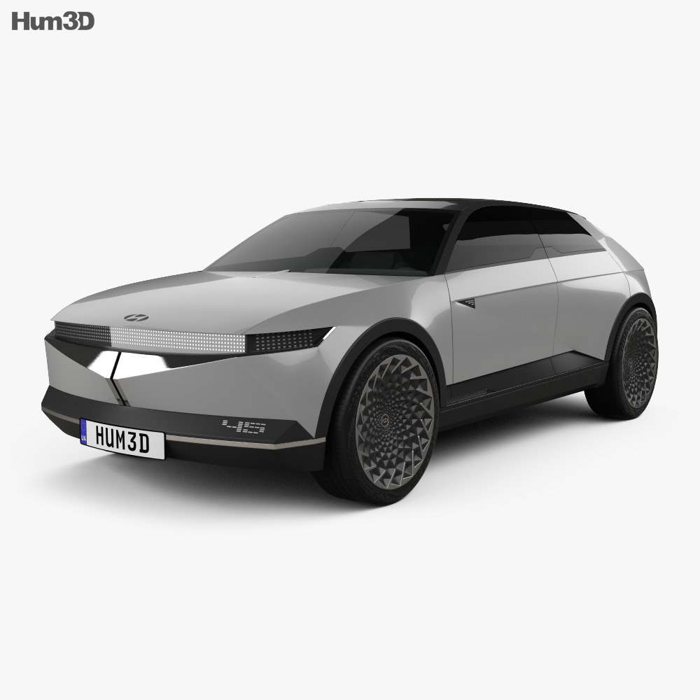Hyundai 45 EV 2019 3D model - Download Sports car on 3DModels.org
