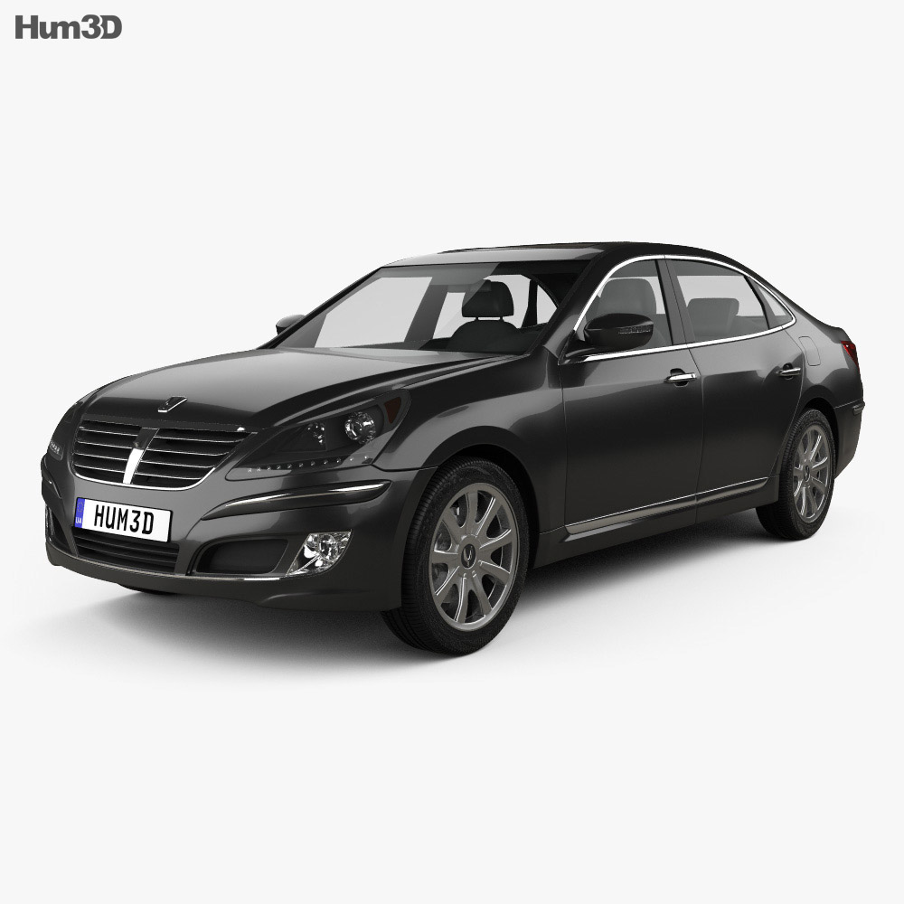 Hyundai Equus (Centennial) 2014 3D model - Download Sedan on 3DModels.org