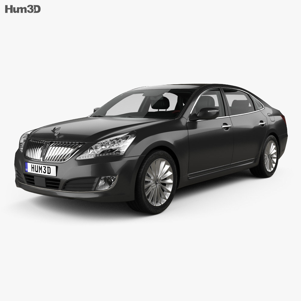 Hyundai Equus (Centennial) with HQ interior 2017 3D model - Download ...