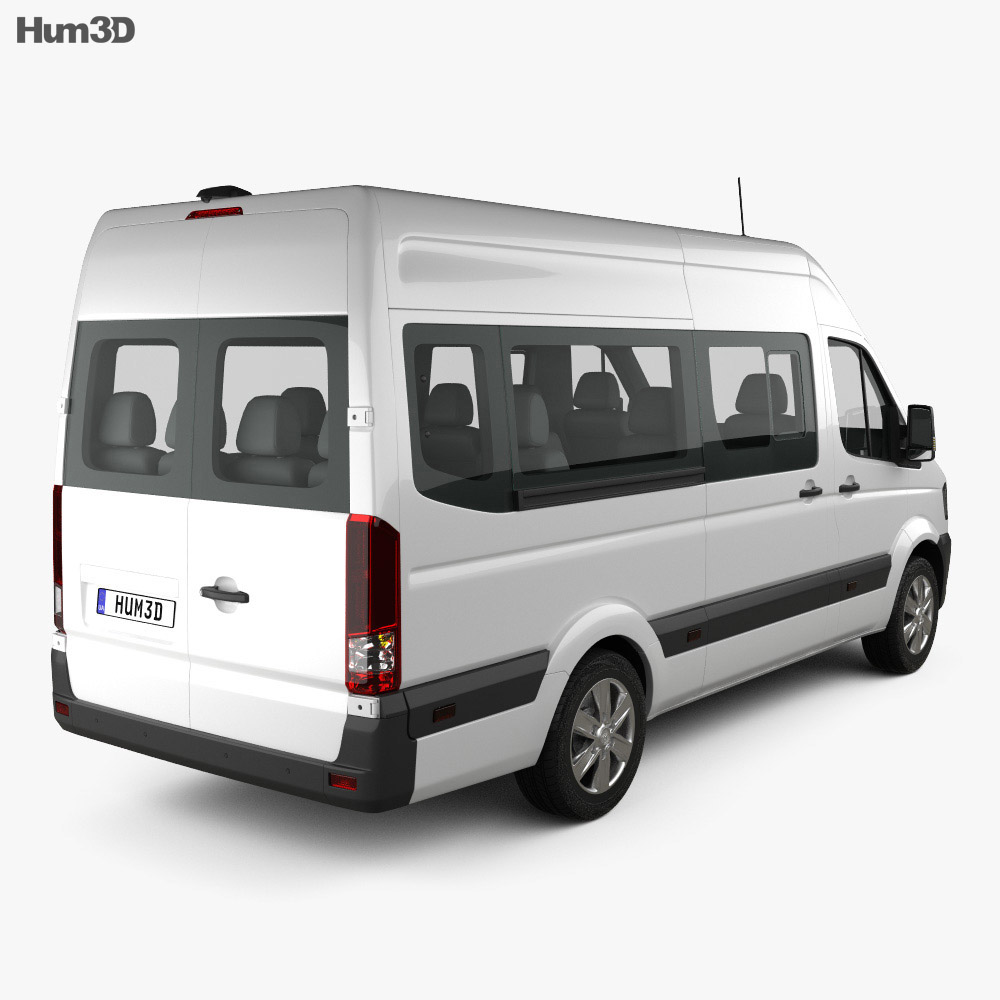 Hyundai H350 Passenger Van 2018 3D model - Download Van on 3DModels.org