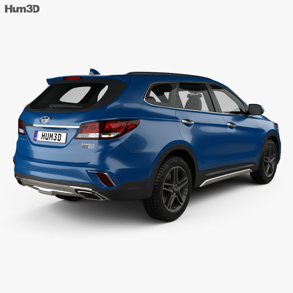 Hyundai Santa Fe (DM) 2020 3D model - Download Crossover SUV on ...