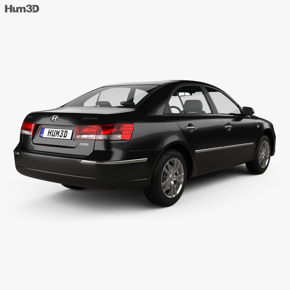 Hyundai Sonata (NF) 2010 3D model - Download Sedan on 3DModels.org