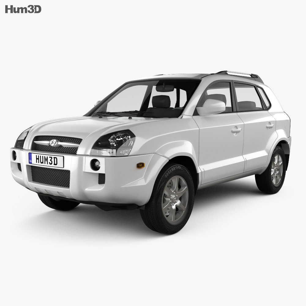 Hyundai Tucson 2009 3D model - Download Crossover SUV on 3DModels.org
