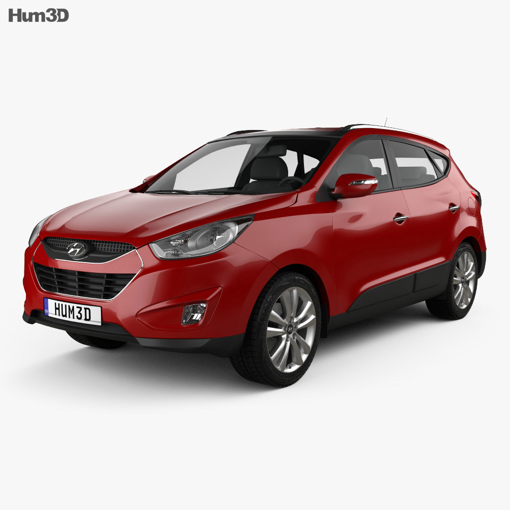 Hyundai Tucson (ix35) US 2013 3D model - Download Crossover SUV on ...