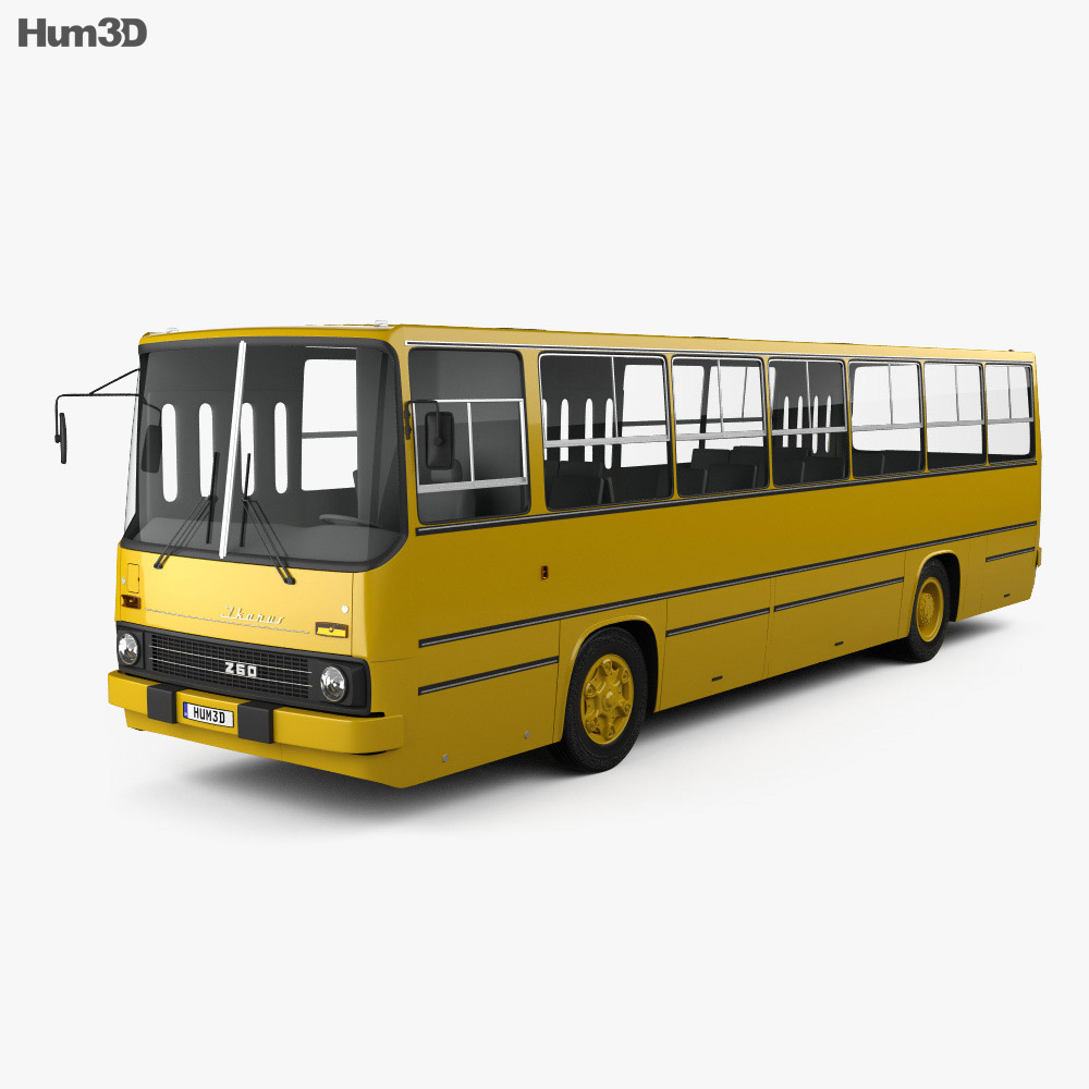 Ikarus 260-01 bus 1981 3D model - Download Bus on 3DModels.org