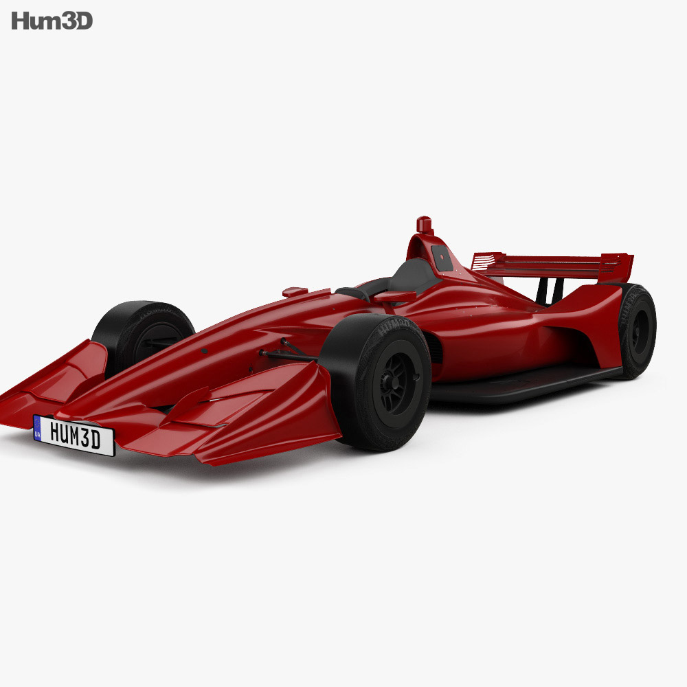 Indycar Short Oval 2018 3D model - Download Sports car on 3DModels.org