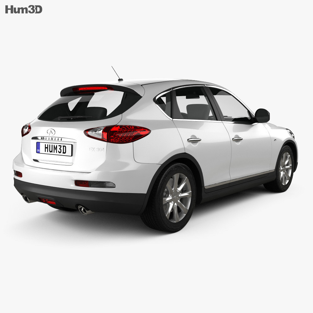 Infiniti QX50 (EX) 2013 3D model - Download Crossover SUV on 3DModels.org