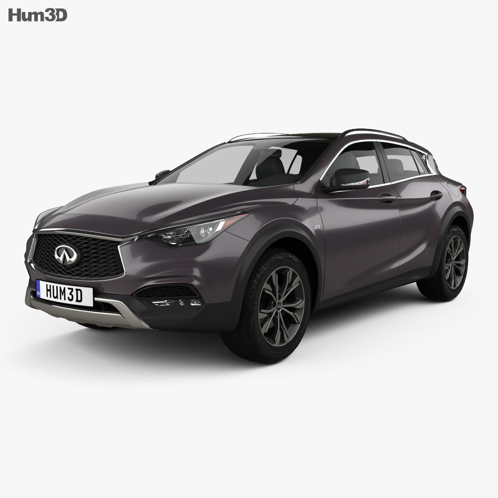 Infiniti QX30 2020 3D model - Download Crossover SUV on 3DModels.org