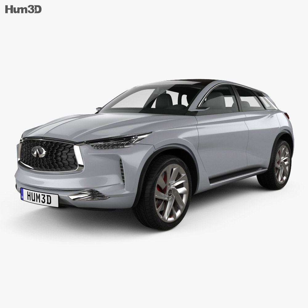 Infiniti QX Sport Inspiration 2017 3D model - Download Crossover SUV on ...