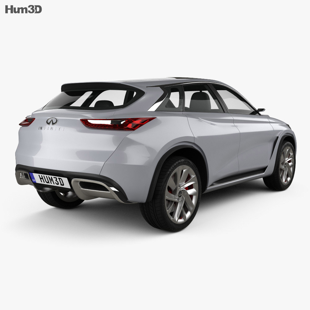 Infiniti QX Sport Inspiration 2017 3D model - Download Crossover SUV on ...