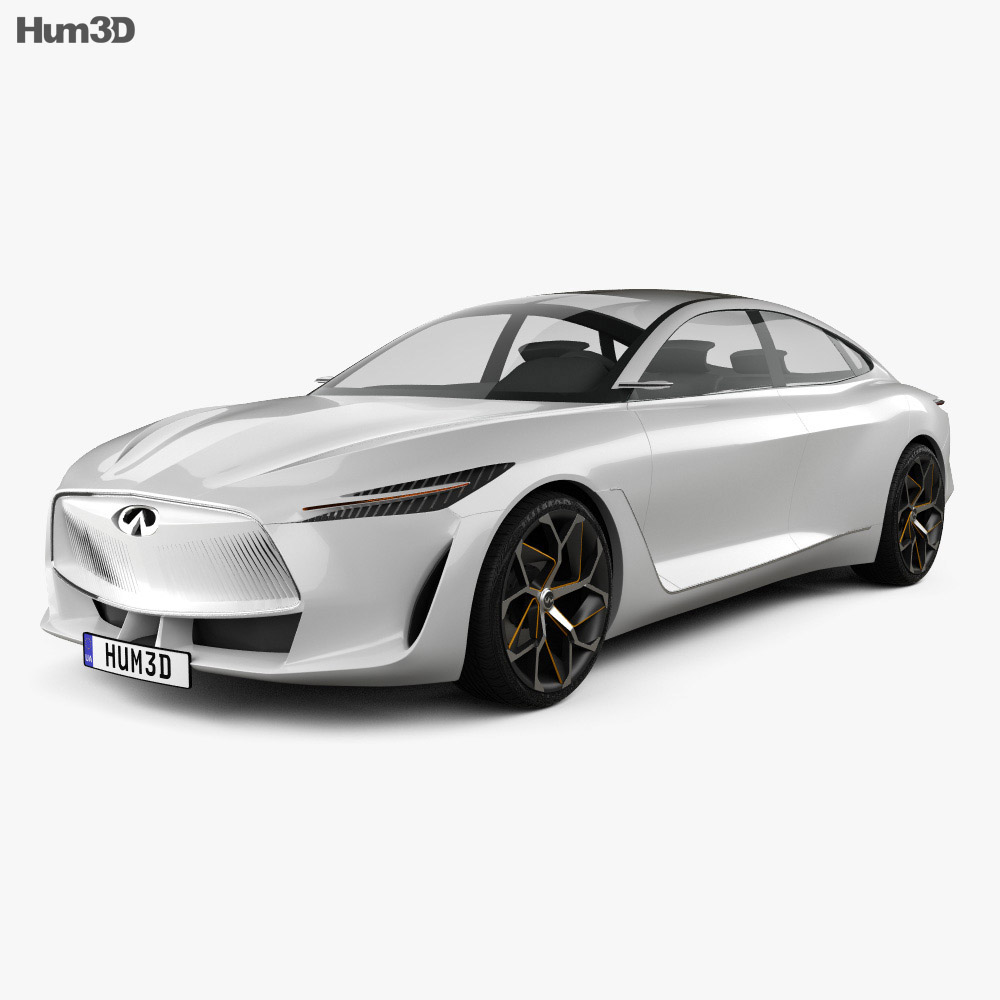 Infiniti Q Inspiration 2018 3D model - Download Sports car on 3DModels.org
