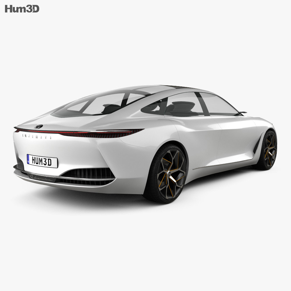 英菲尼迪 Q Inspiration 2018 3D模型 - 下载 Sports car on 3DModels.org