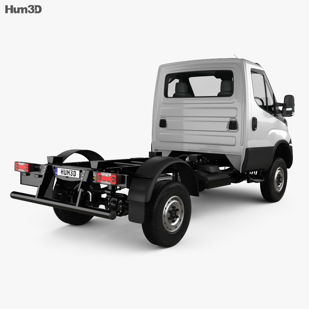 Iveco Daily 4×4 单人驾驶室 Chassis 2020 3D模型 - 下载 Van 开启 3DModels.org