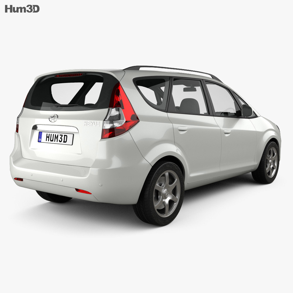 JAC Heyue RS 2014 3D model - Download Hatchback on 3DModels.org