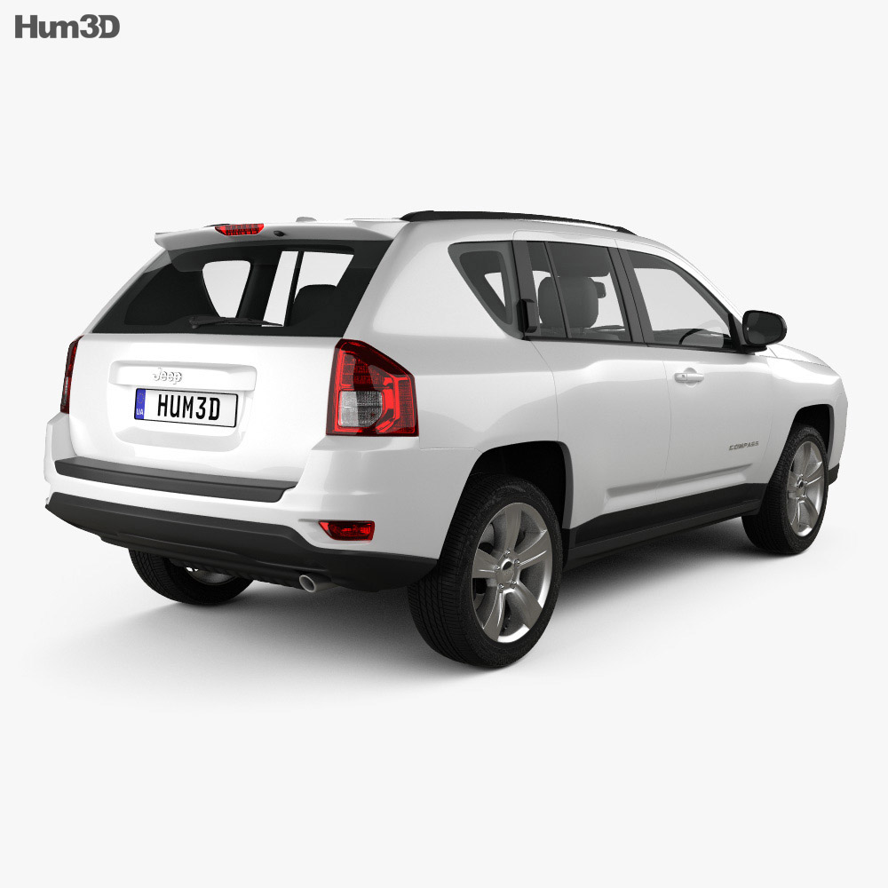 Jeep Compass 2014 3D model - Download Crossover SUV on 3DModels.org