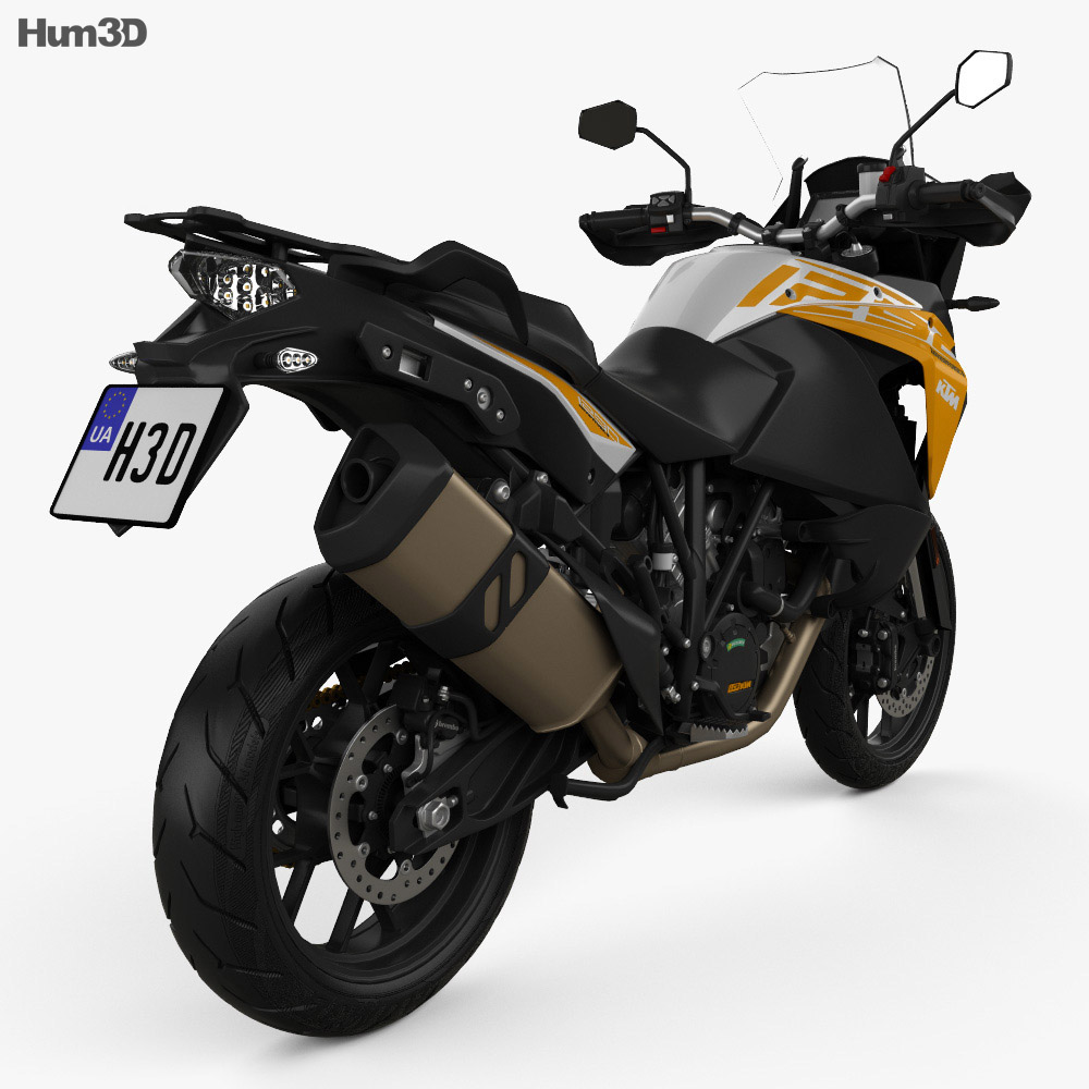 KTM 1290 Super Adventure S 2017 3D model - Download Motorcycle on ...