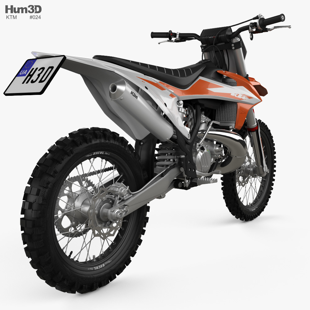 KTM 250 SX 2020 3D model - Download Motorcycle on 3DModels.org